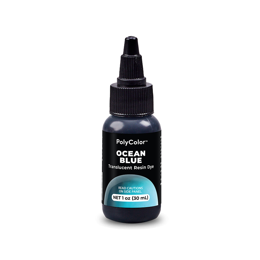 Epoxy Resin Liquid Dye - 1 oz / Translucent Ocean Blue - Promise Epoxy